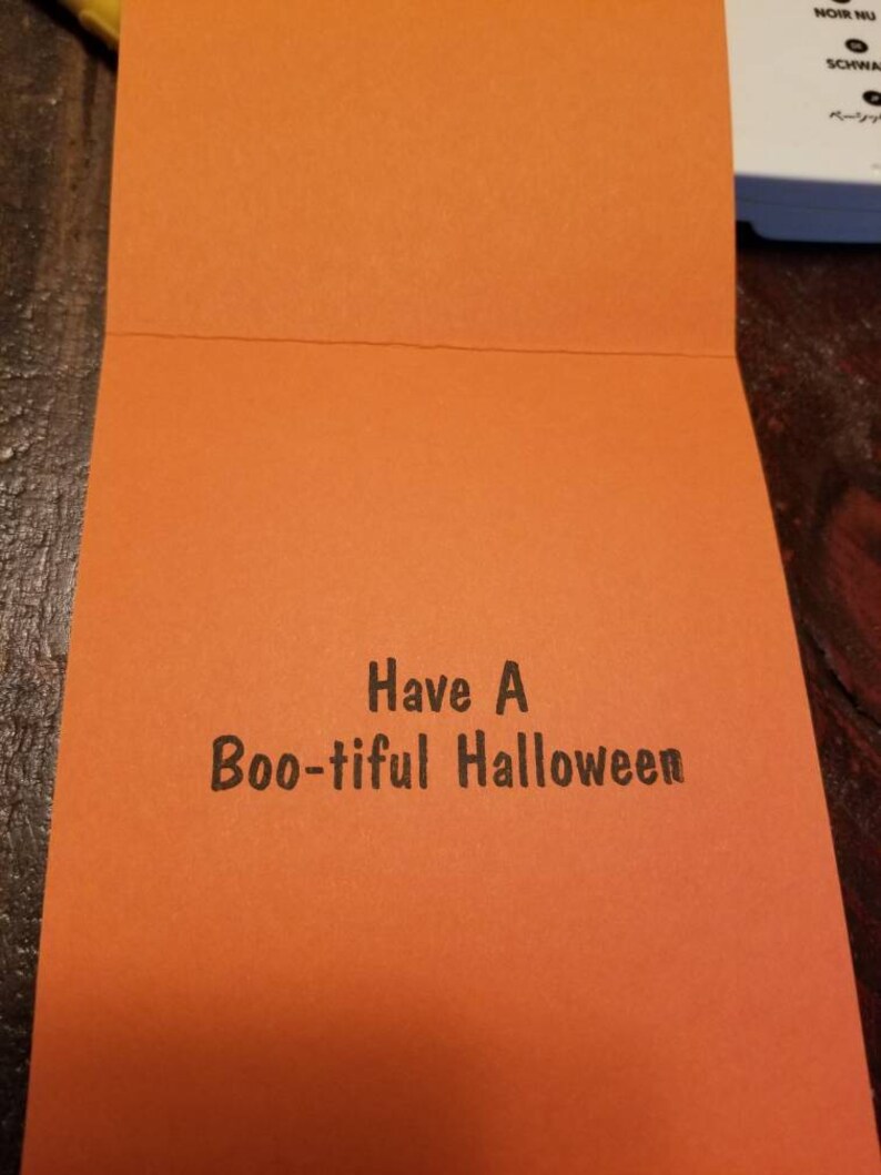 Halloween Card - Etsy