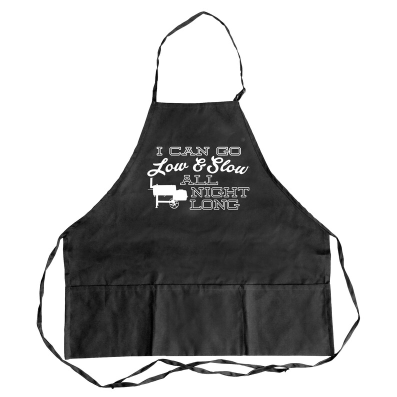 Funny BBQ Apron for Men 3 Pockets Grilling Pitmaster - Etsy