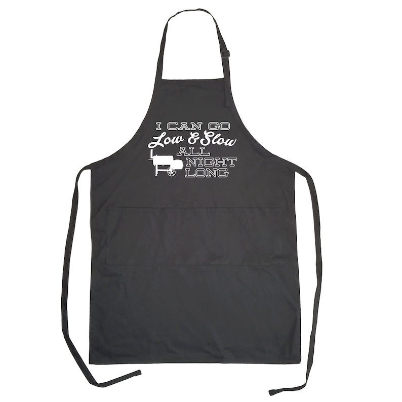Funny BBQ Apron for Men 3 Pockets Grilling Pitmaster - Etsy
