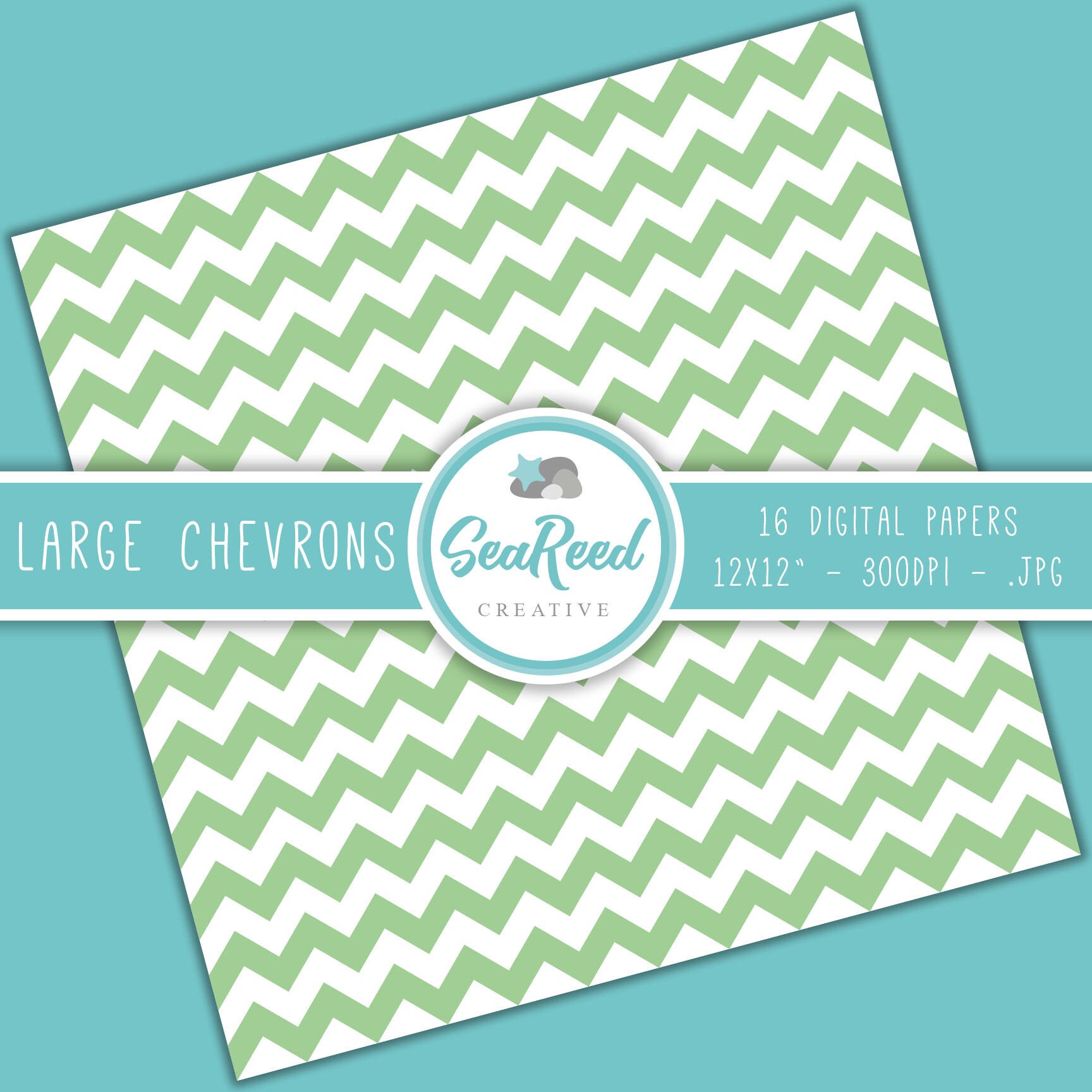 Chevron Digital Paper, Zig Zag Paper, Scrapbook Paper, Pastel Chevron ...