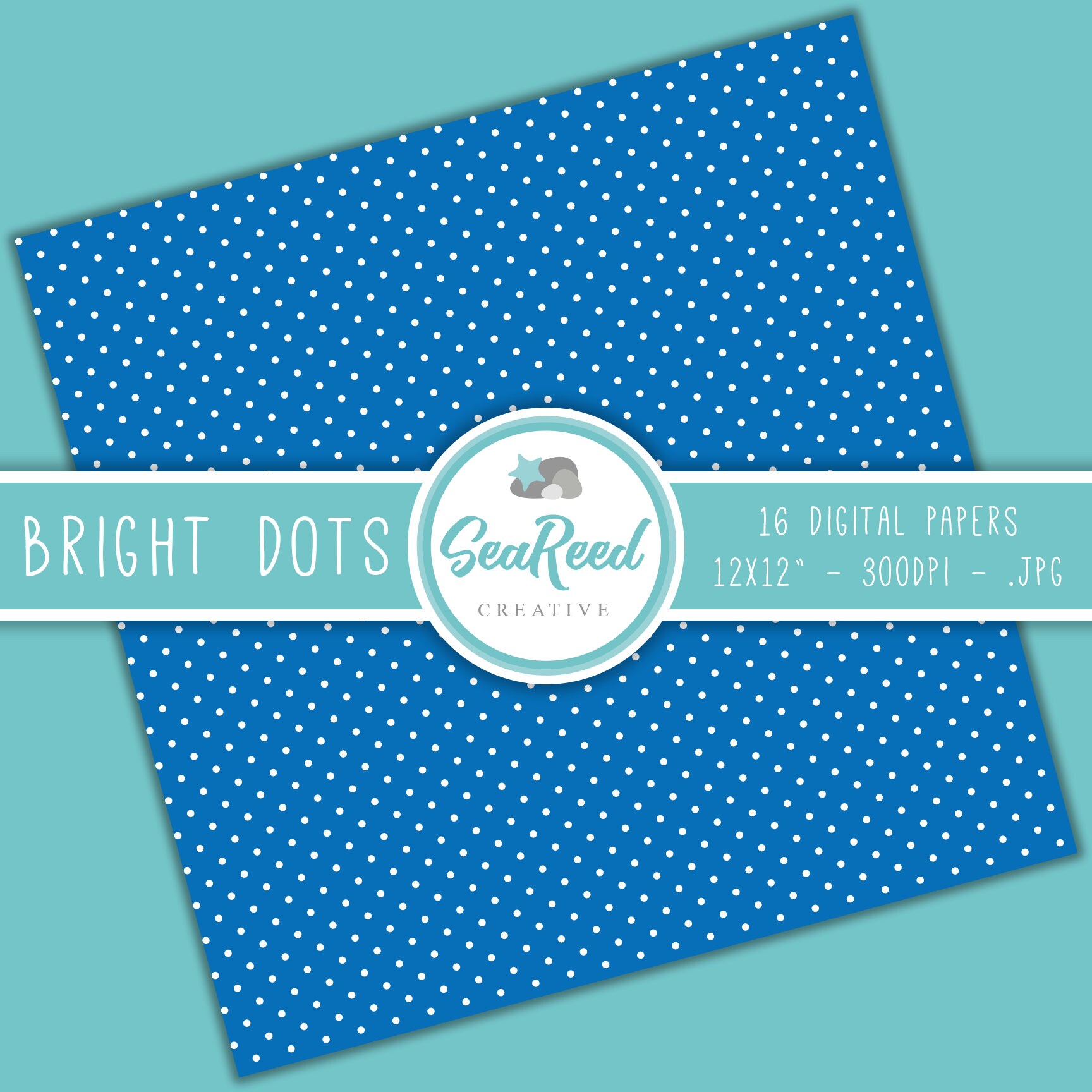 Tiny Polka Dot Digital Paper, Polka Dot Pattern, Digital Papers ...