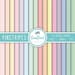 Candy Stripe Digital Paper, Pinstripe Digital Paper, Horizontal Stripes ...
