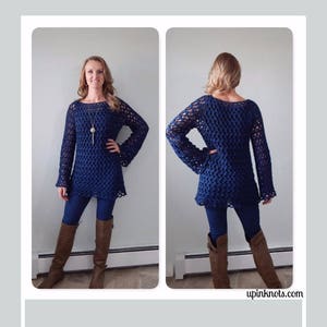 PATTERN Lily Crochet Sweater/tunic - Etsy