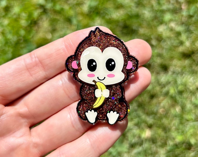 Monkey Badge Reel - Etsy