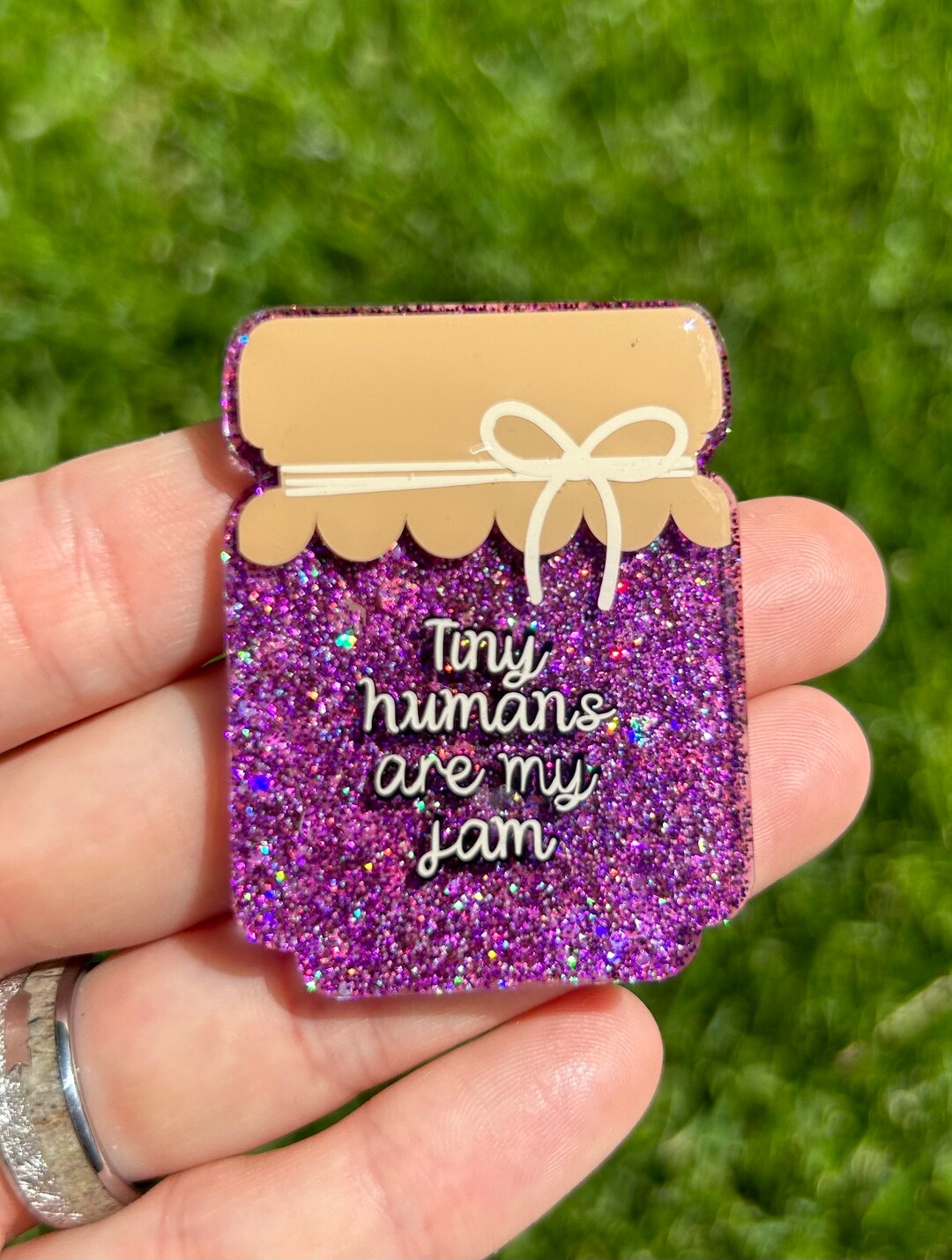 Tiny Humans Are My Jam Badge Reel - Etsy