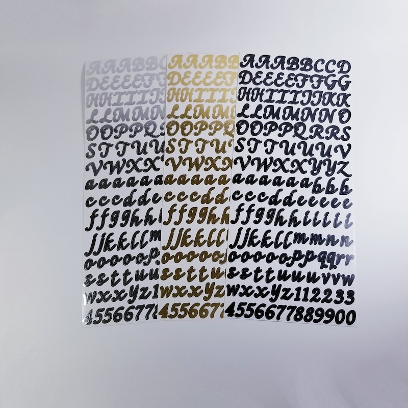 Alphabet Letter Stickers - Etsy