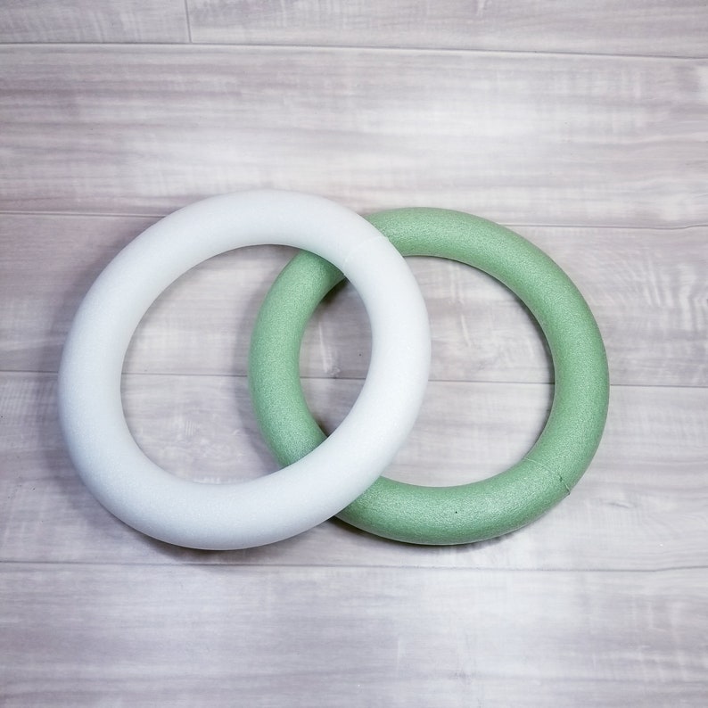 Medium Styrofoam Ring/wreath-styrofoam Floral Foam-styrofoam Hoop ...