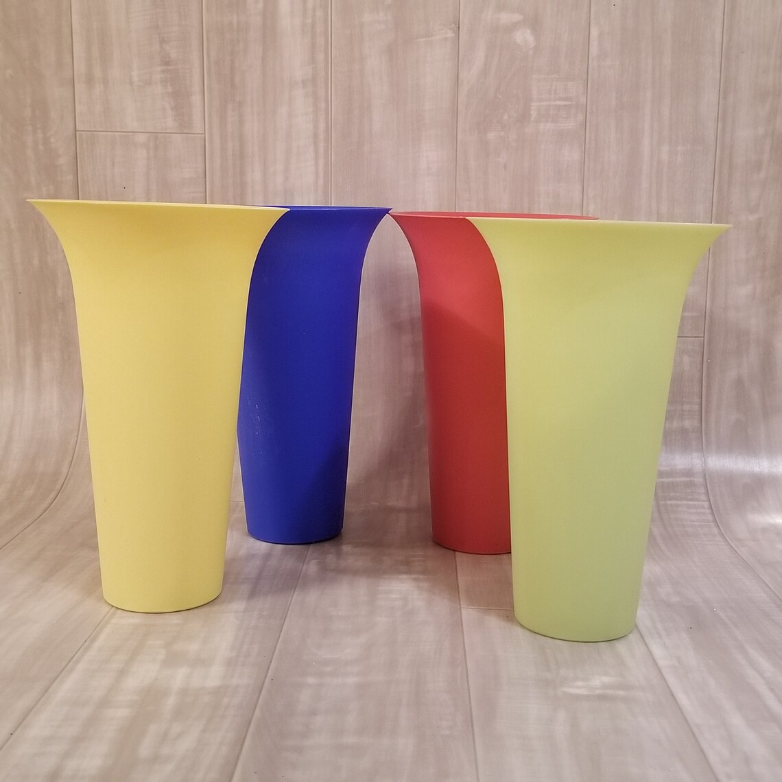 Vintage Plastic Flower Holder-diy Artificial Flower Storage Container ...