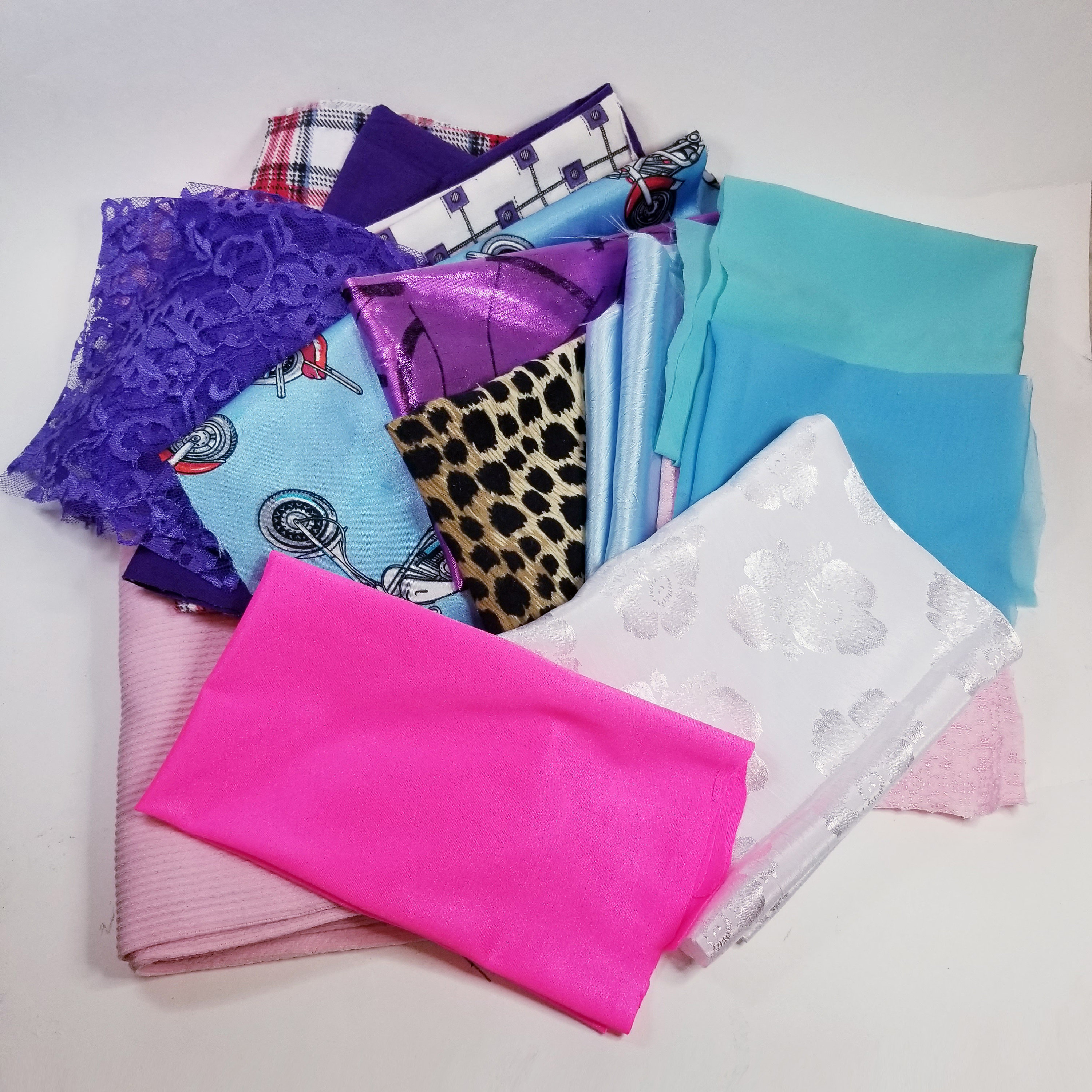 Fabric Scraps by the Pound-fabric Grab Bag-fabric Remnants-fabric ...