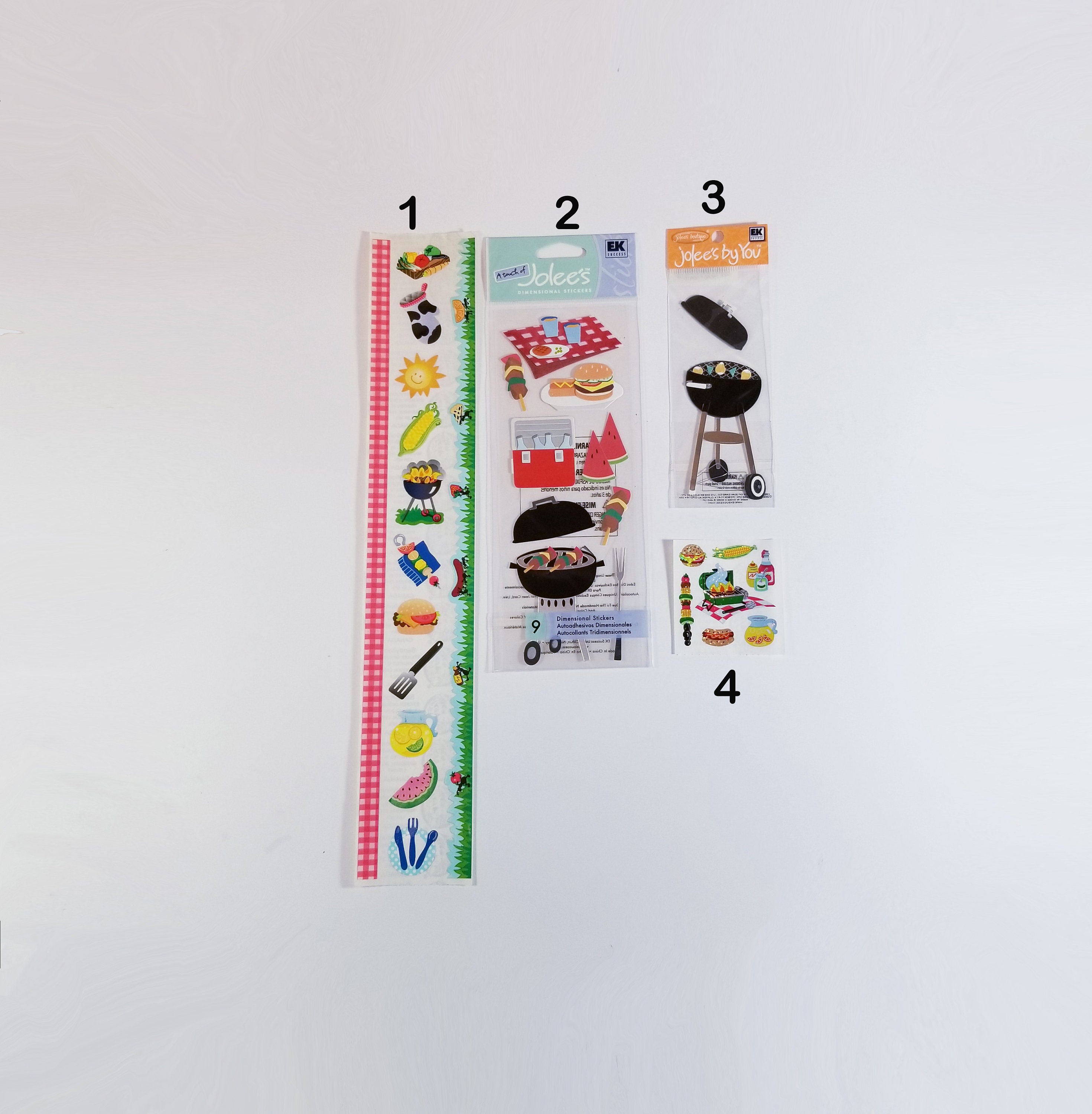 Vintage Picnic Stickers-barbeque Grill, Barbecue Grill, BBQ, Cooler ...