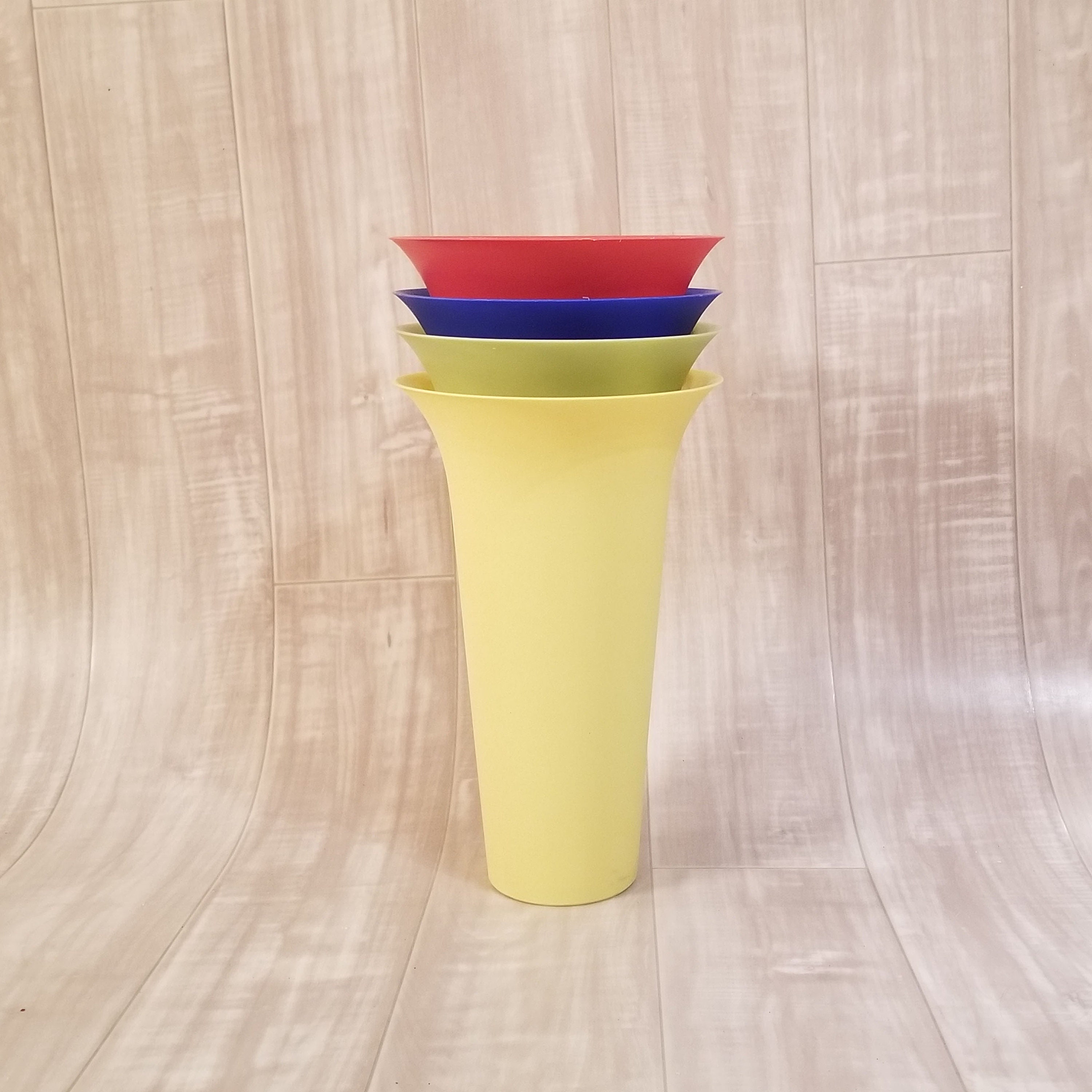 Vintage Plastic Flower Holder-diy Artificial Flower Storage Container ...