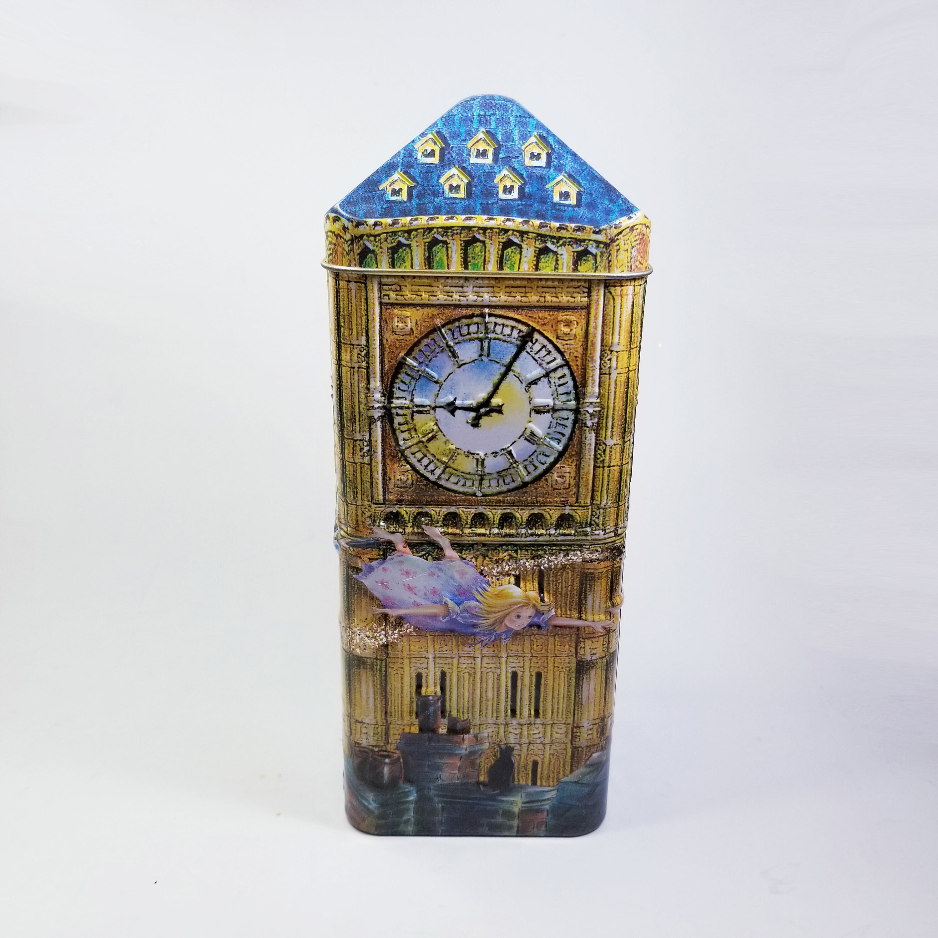 Vintage Churchill Peter Pan Money Box-metal Peter Pan Big Ben - Etsy