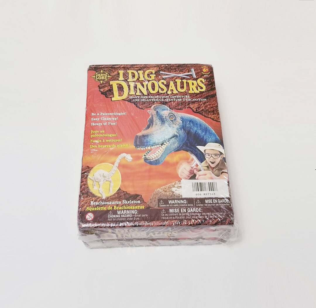 Vintage I Dig Dinosaurs Excavation Activity Kit-brachiosaurus Skeleton ...