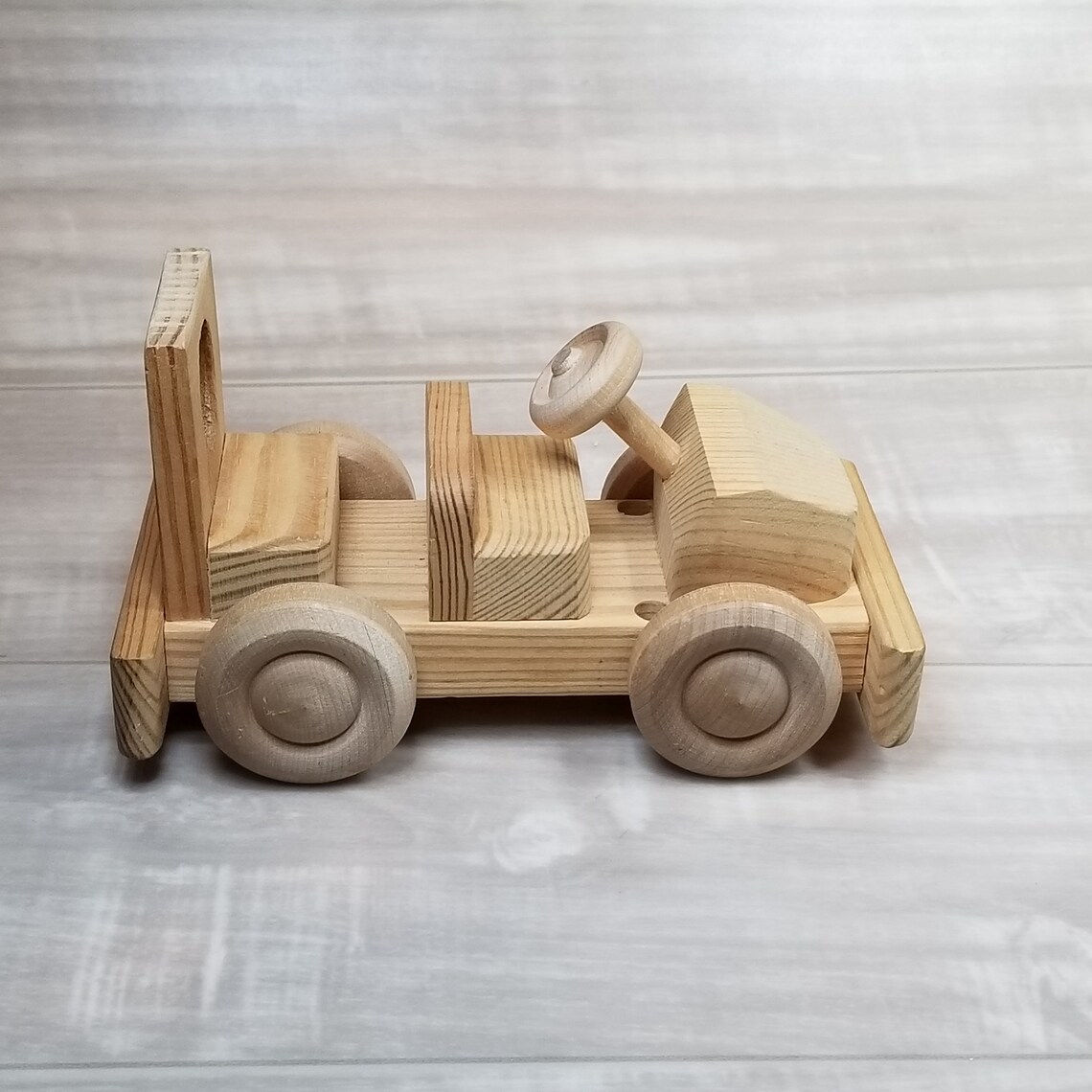 Vintage Small Wooden Car Toy-simple Push Toy Car-natural Wooden Toy Car ...