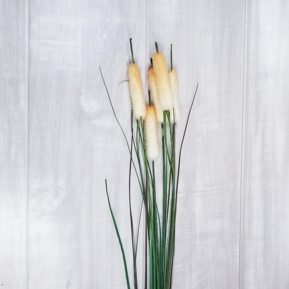 Artificial Cattails with long grass spray-Cattail floral | Etsy