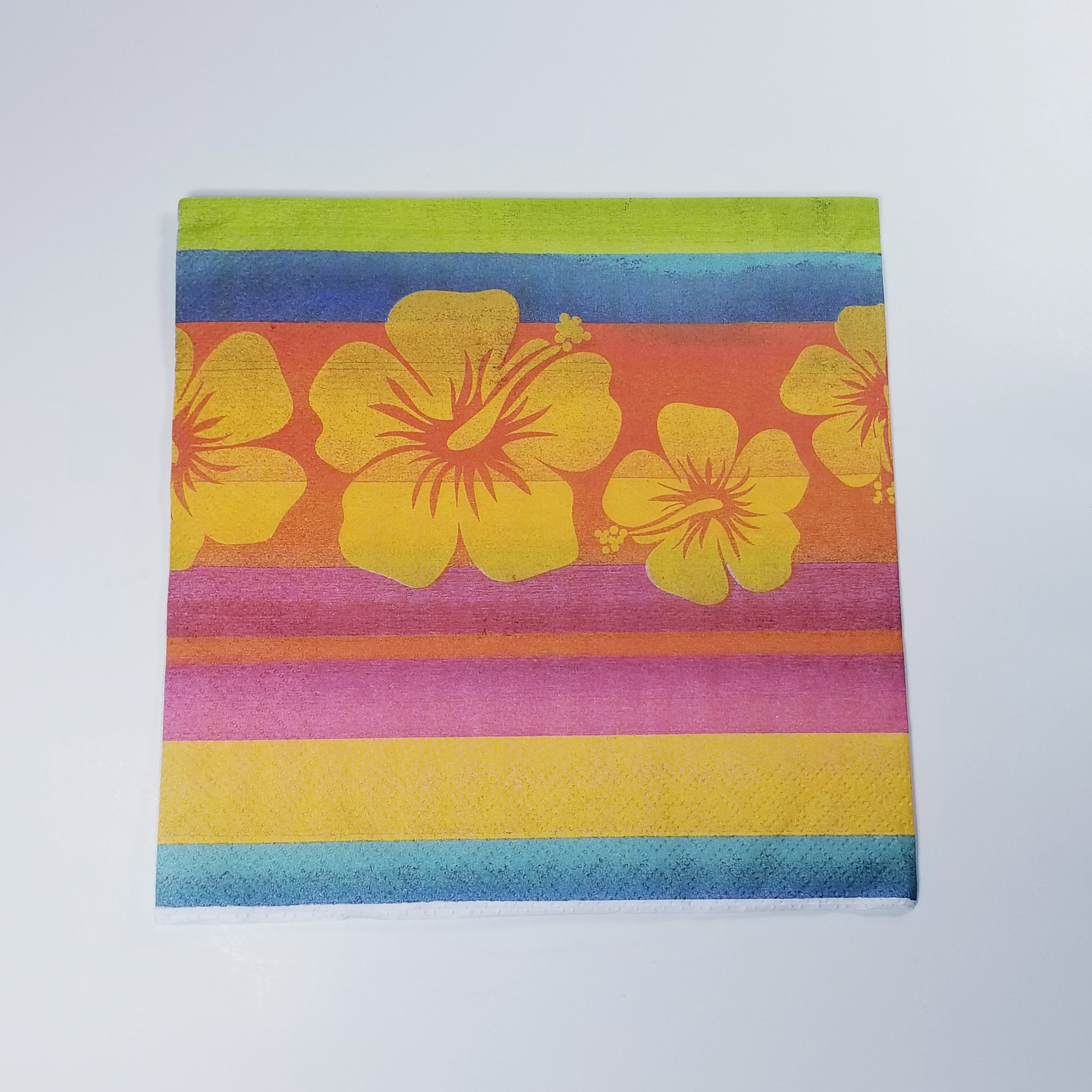 Small Hawaiian Hibiscus Flower Party Mini Set-hibiscus Plates and ...