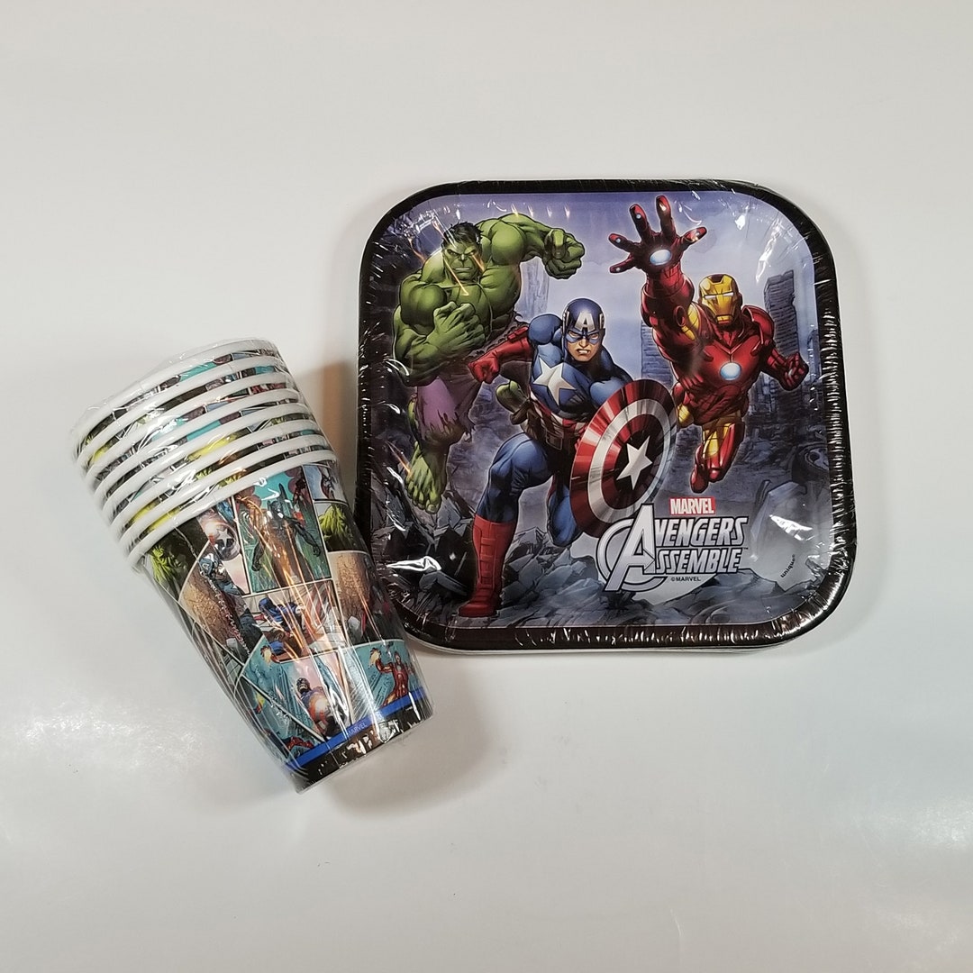 Marvel Avengers Mini Set-avengers Plates-avengers Cups-avengers ...