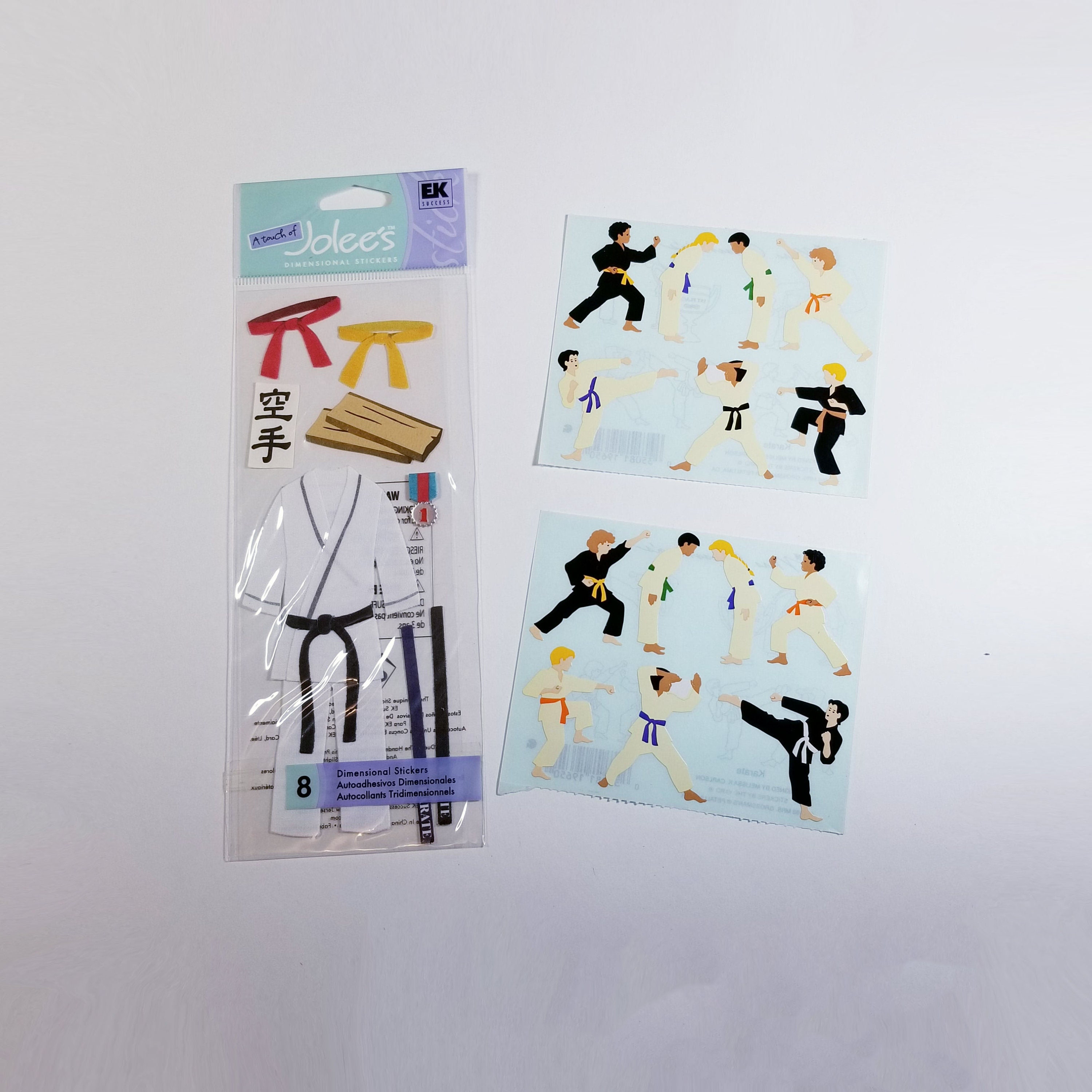 Vintage Martial Arts Scrapbooking Stickers-scrapbook Stickers-karate ...