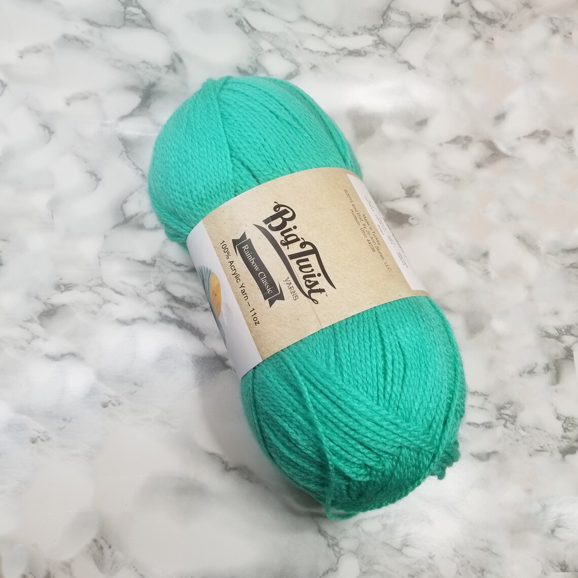 3 Big Twist 11 Oz Acrylic Green Yarns-destash Yarn-knitting Yarn ...