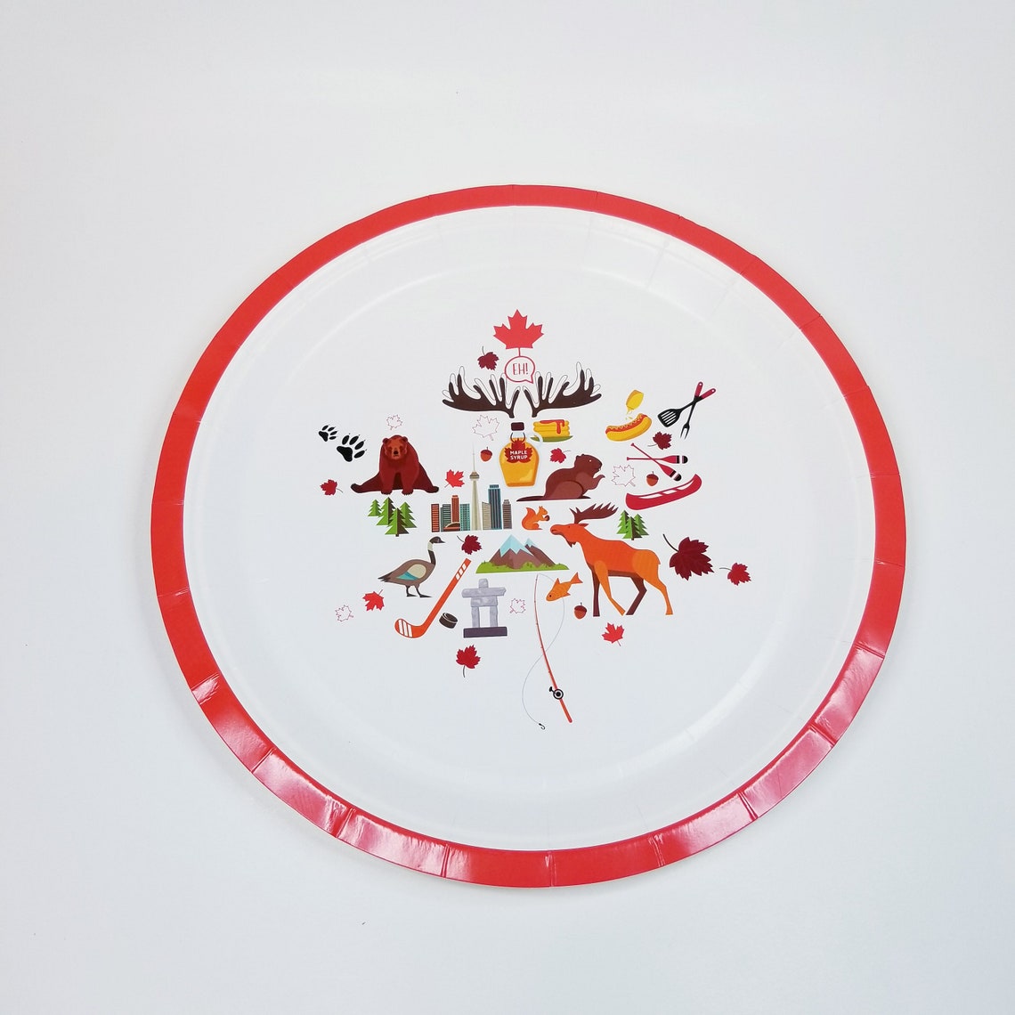Canada Theme Party Supplies-canada Day Plates-canada Day Table Cover ...