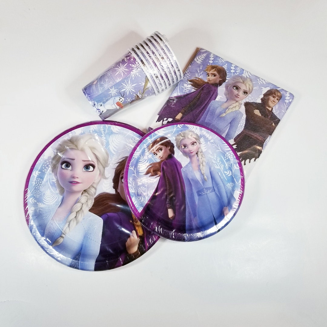 Frozen II Mini Set-frozen II Plates, Cups, Napkins-frozen II Birthday ...