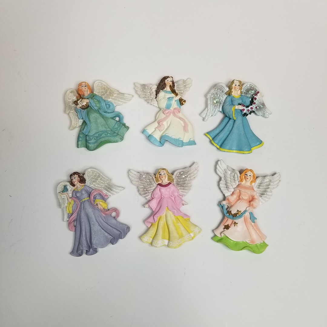 Vintage Angel Fridge Magnet-angel Refrigerator Magnet-painted Resin ...