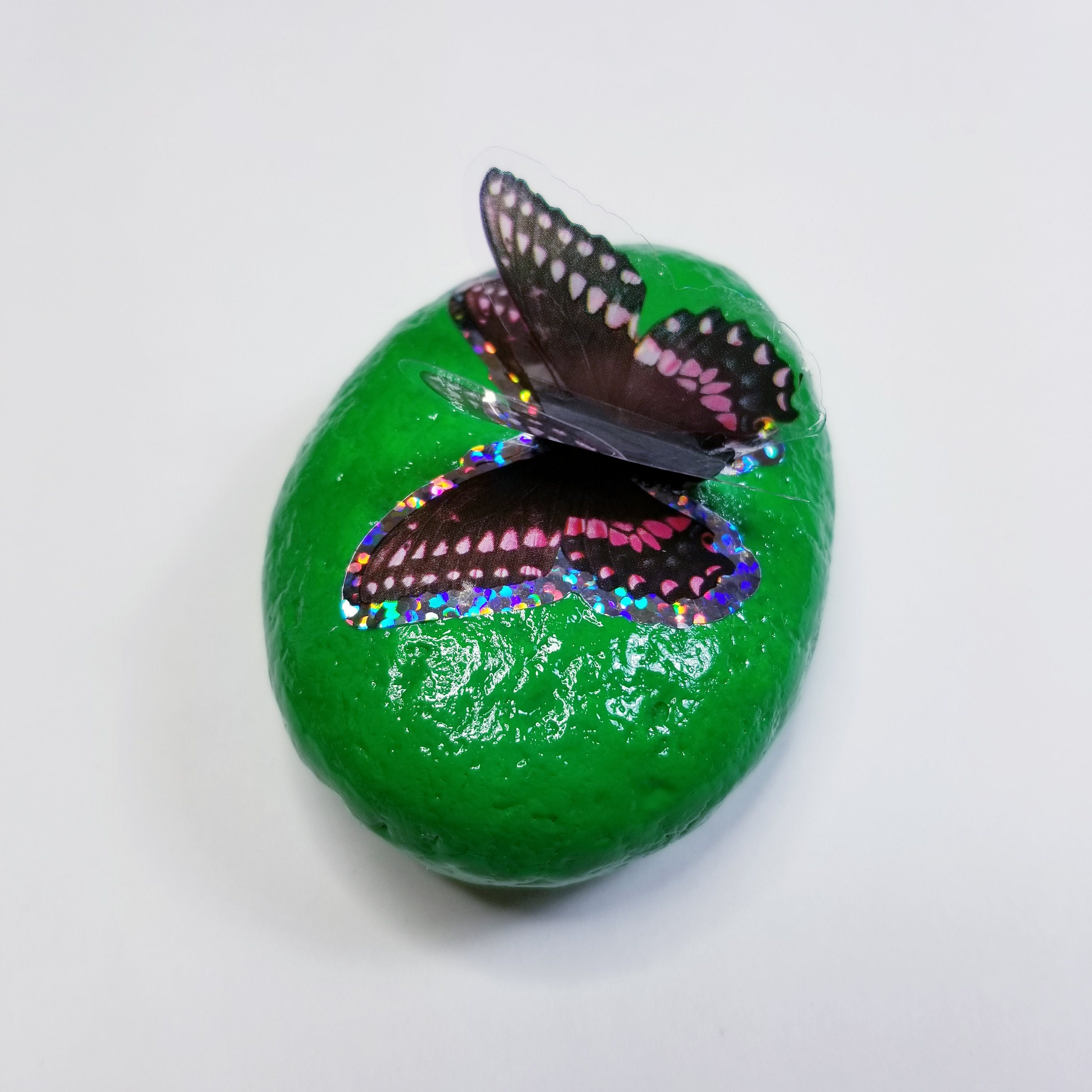 Butterfly Rock-butterfly Rock Decoration-rock Art-decorated Stones ...