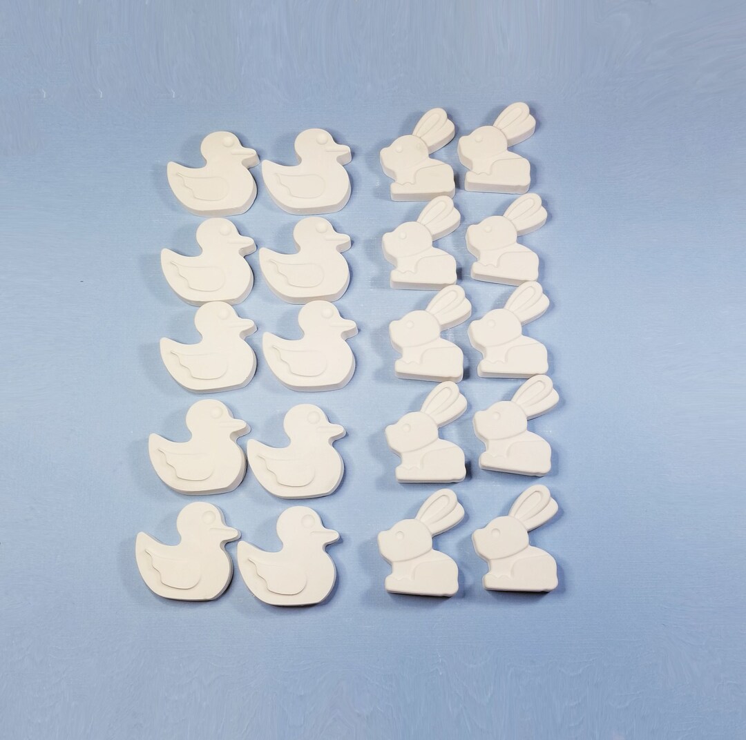 10 Ducks or 10 Rabbits Paint Your Own Plaster Shapes-easter Paint Your ...