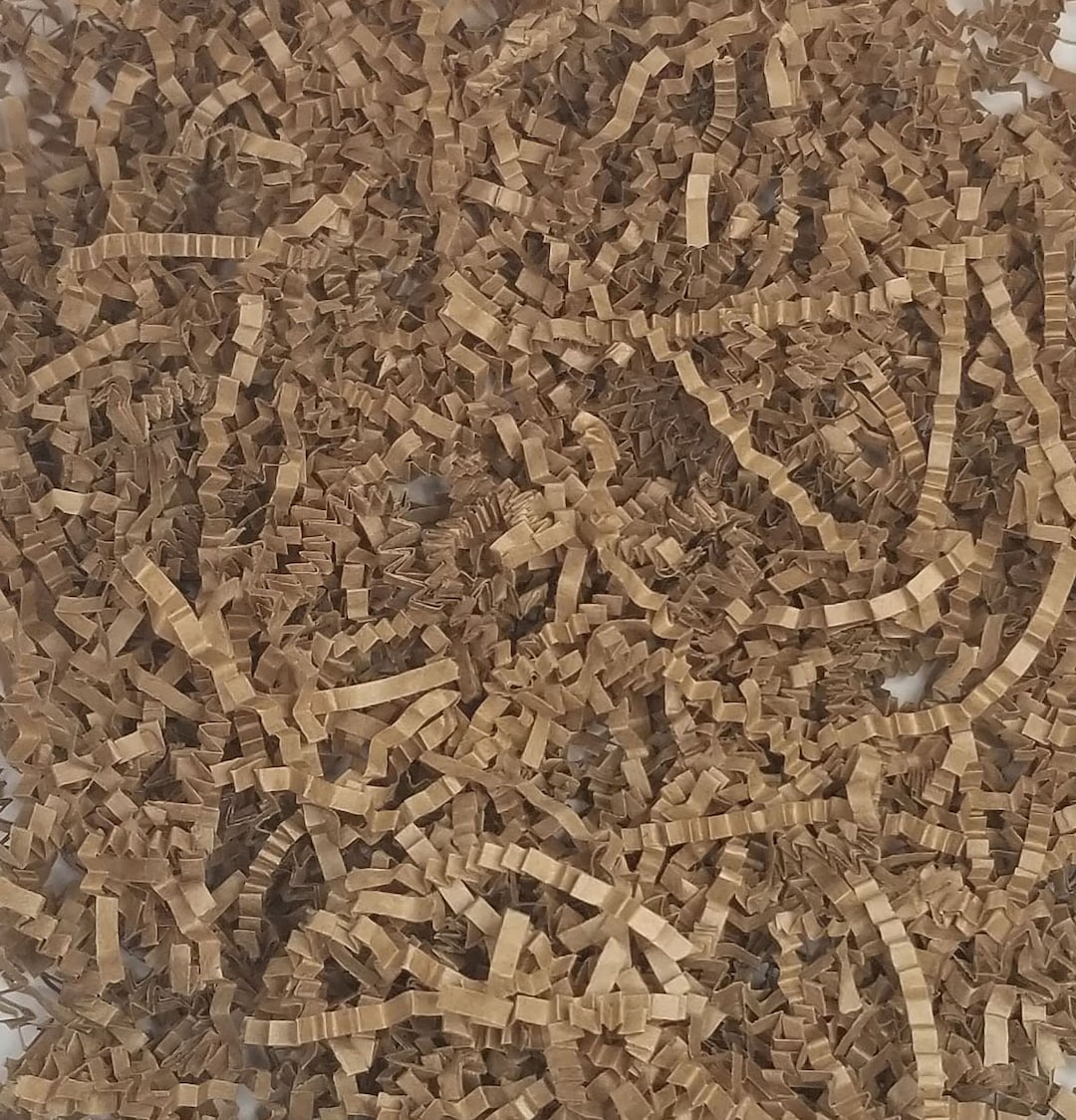Shredded Brown Paper Filler-crinkle Paper-gift Box Filler-gift Basket ...