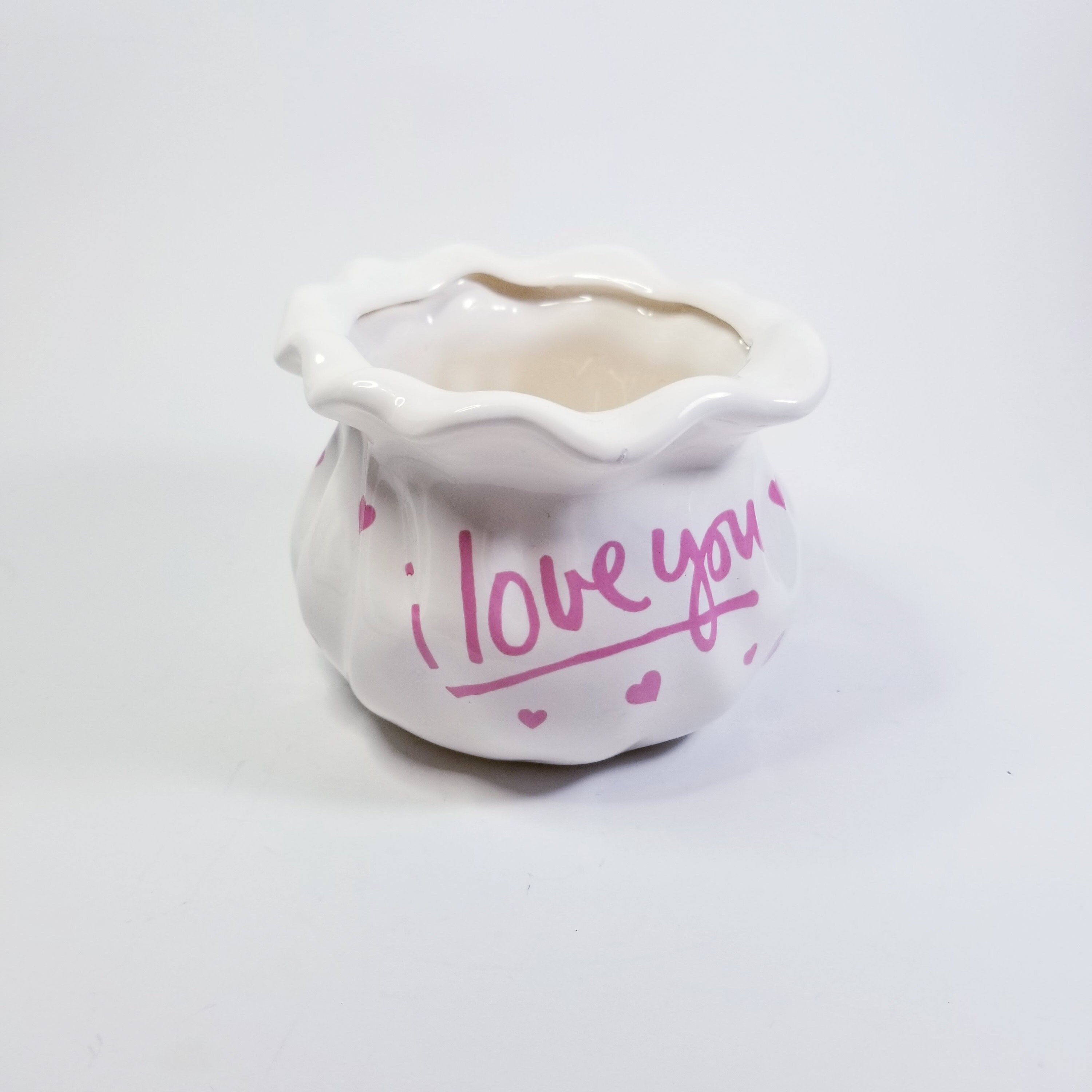 Vintage Ceramic 'I Love You' Planter-valentine - Etsy