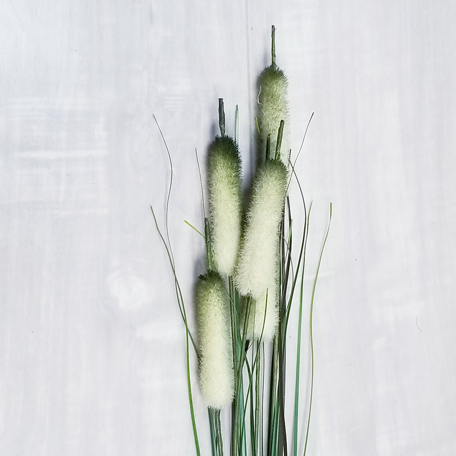 Artificial Cattails With Long Grass Spray-cattail Floral Stem-fall ...