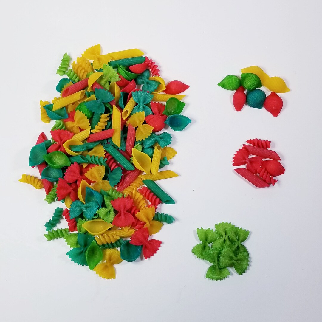 Math and Sorting Colored Pasta-learning Tool-rainbow Pasta Sensory Bin ...