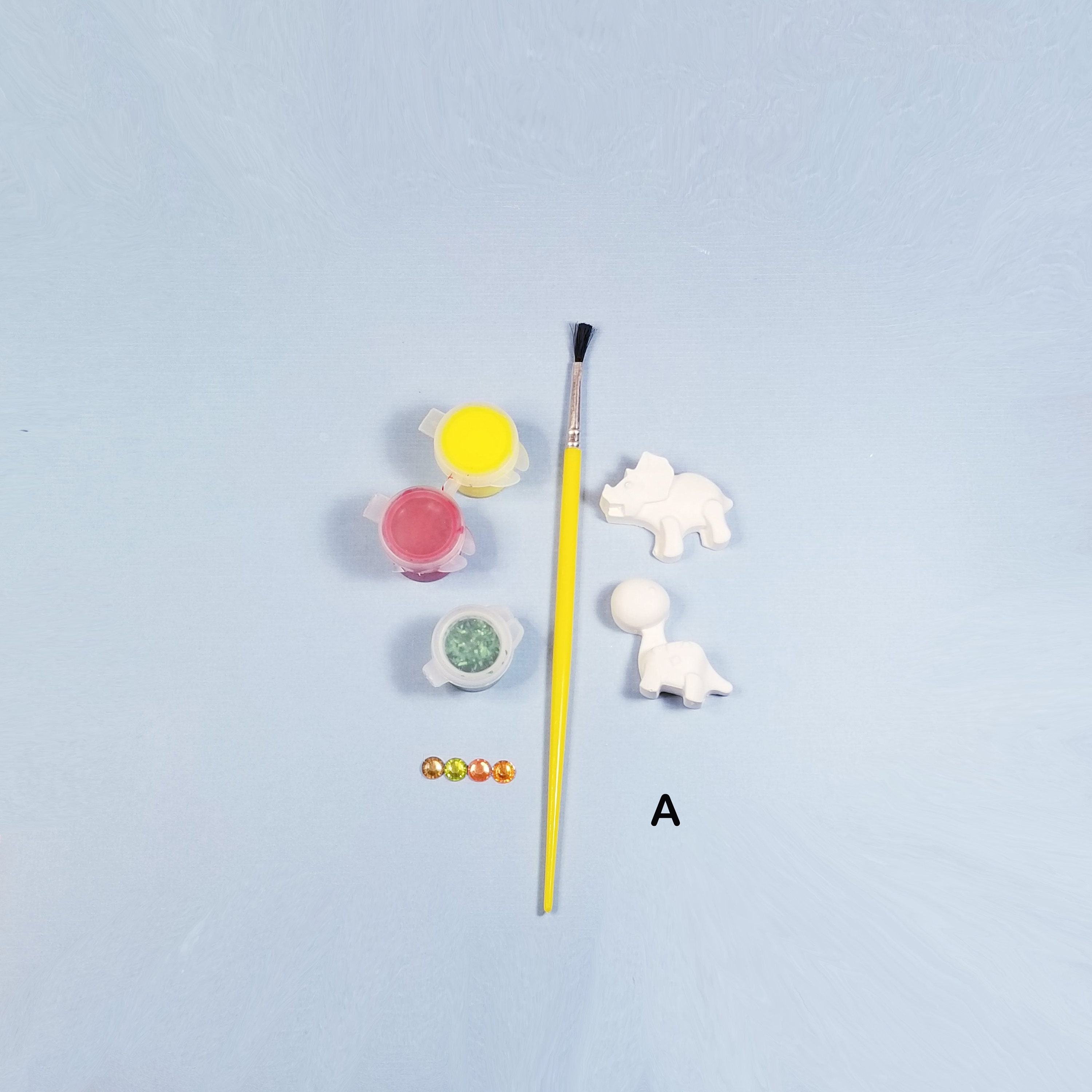 2 Dinosaurs Paint Your Own Plaster Craft Kit-dino Paint Your Own Craft ...