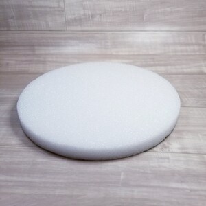 Large Craft Foam Circle Disk-smooth Styrofoam Disk Form-polystyrene ...