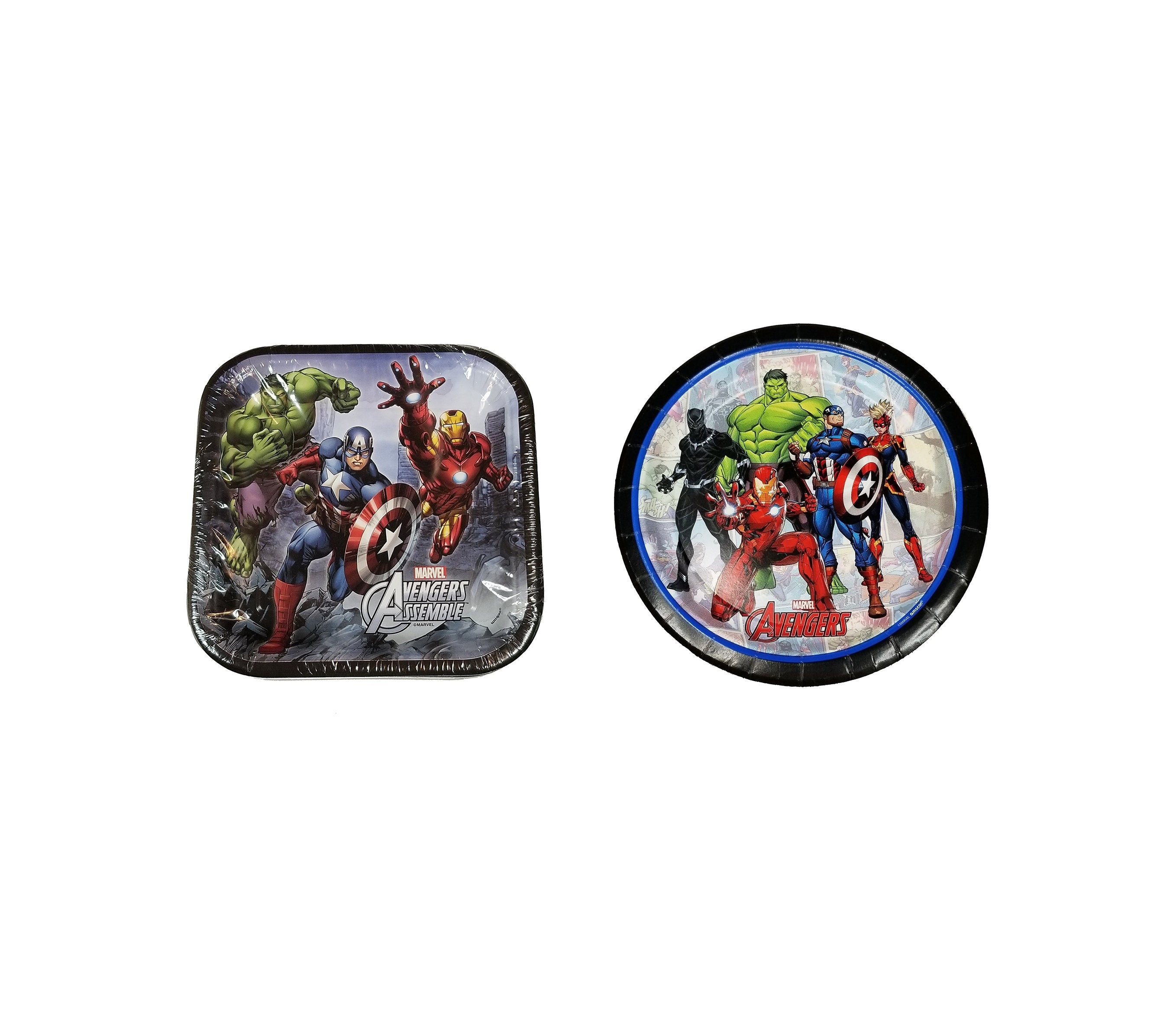 Avengers Plates-marvel Avengers Birthday Theme Party Plates-superhero ...