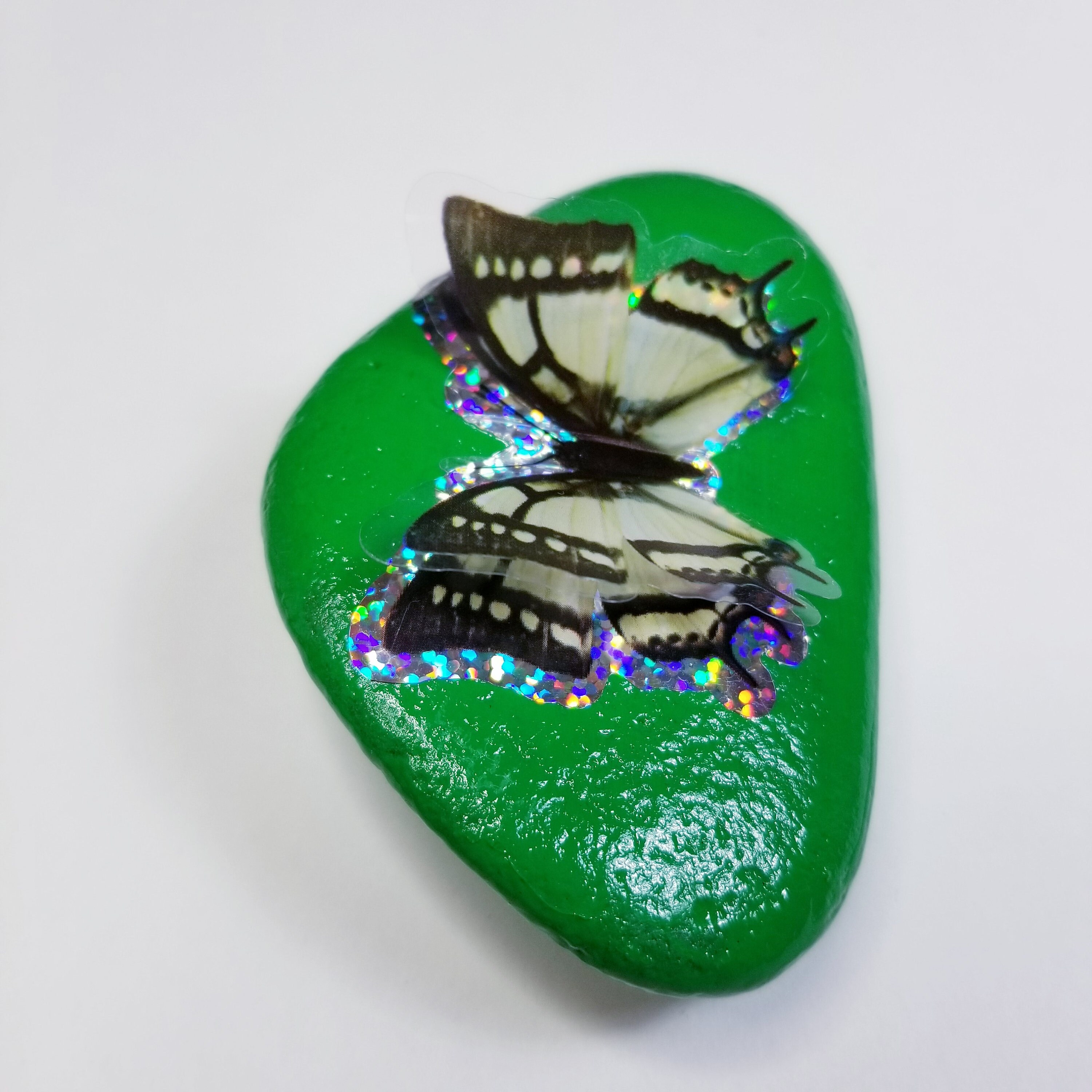Butterfly Rock-butterfly Rock Decoration-rock Art-decorated Stones ...