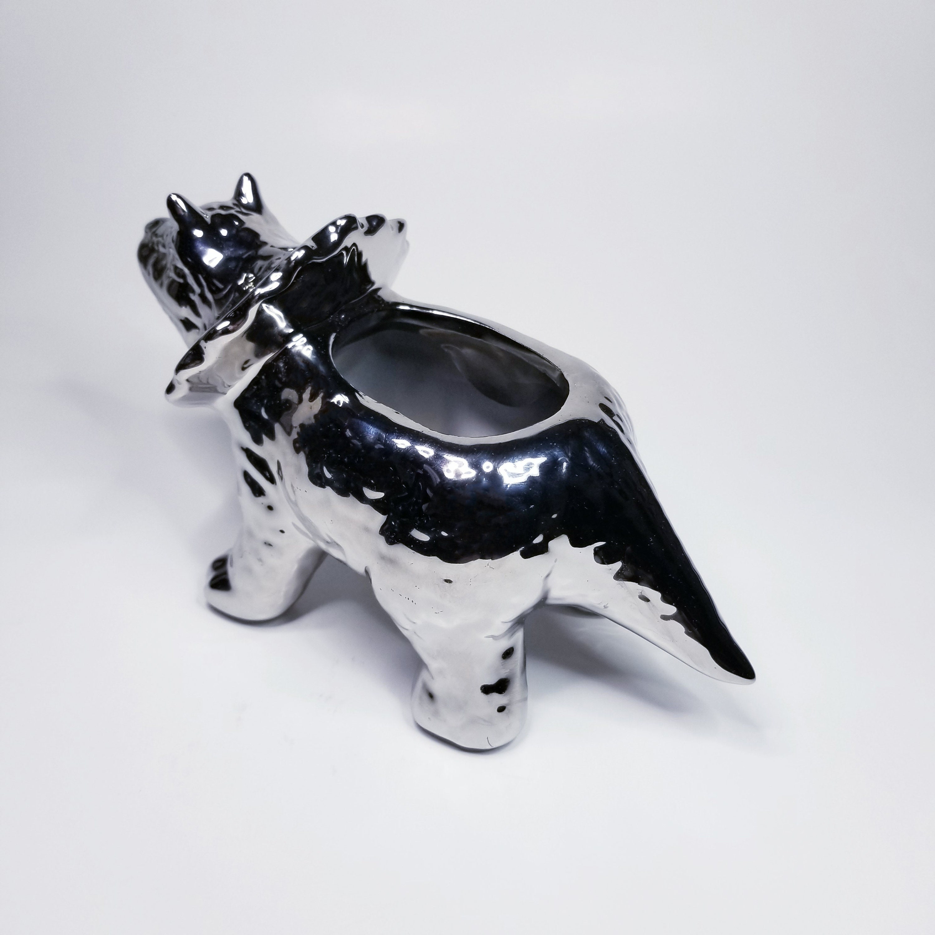Vintage Triceratops Dinosaur Planter-Dinosaur - Etsy España