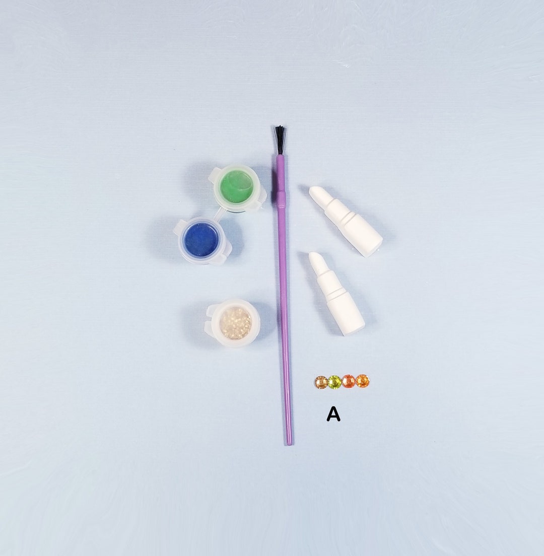 2 Shoes Paint Your Own Plaster Craft Kit-2 Lipsticks Paint Your Own ...