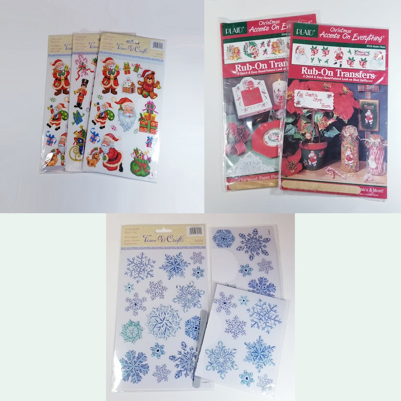 Transfer Rub Ons - Etsy