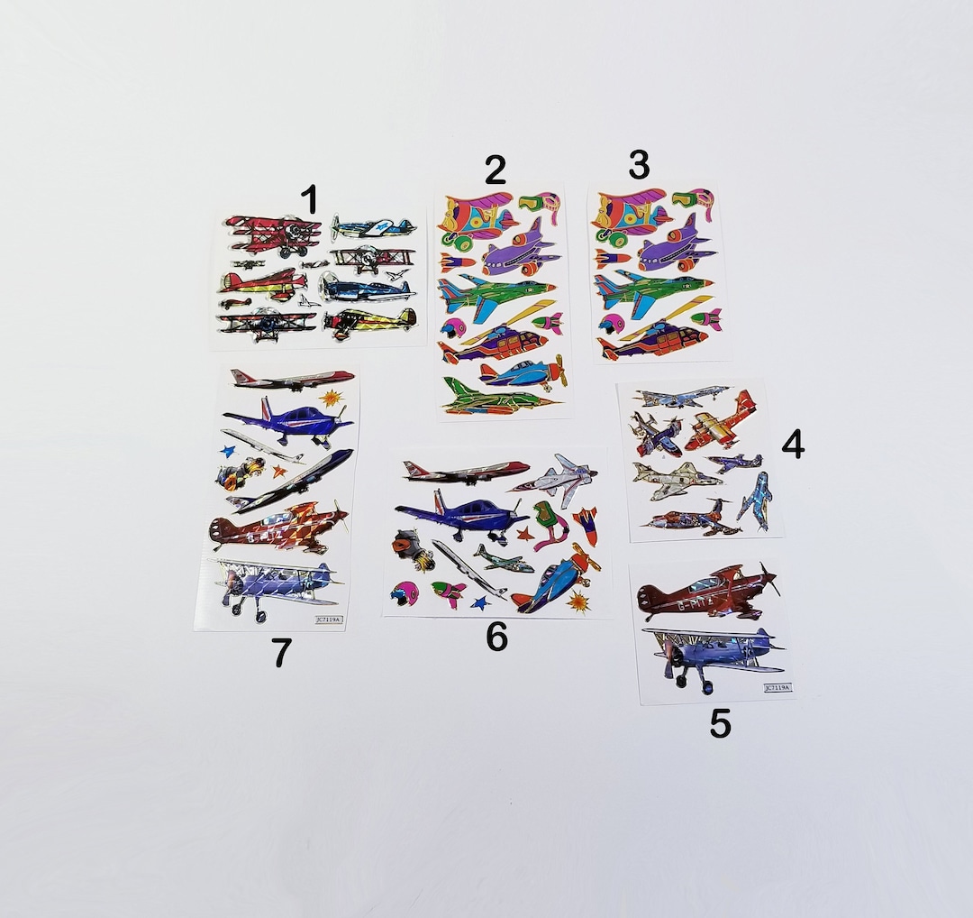 Vintage Triplane Stickers-monoplane, Biplane, Passenger Plane, Jet ...