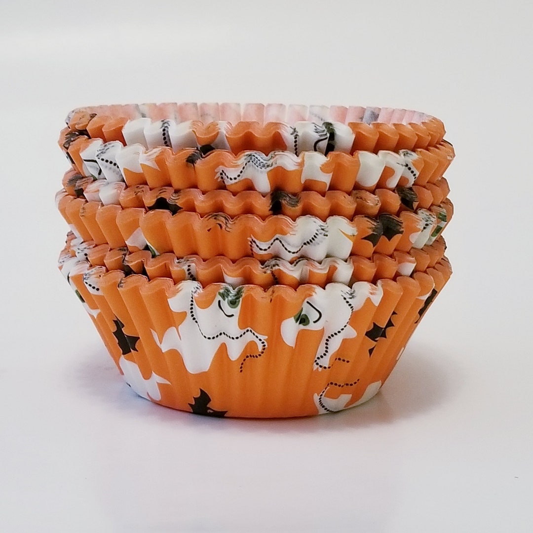 Ghost Halloween Cupcake Liners-ghost Halloween Cupcake Wrappers ...