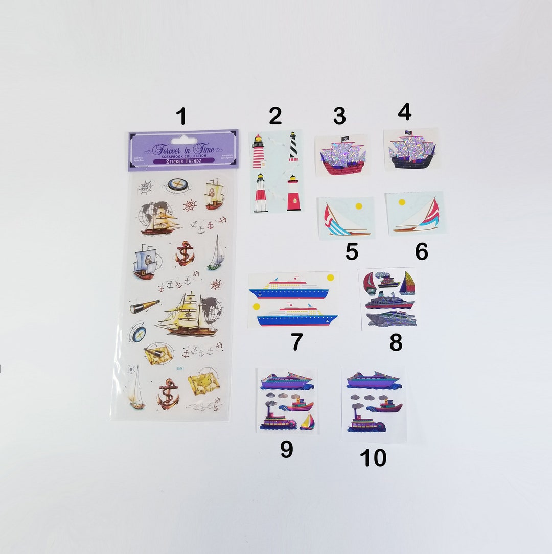 Vintage Lighthouse, Cruise Ship, Sailboat, Yacht, Paddlewheel Steamer ...