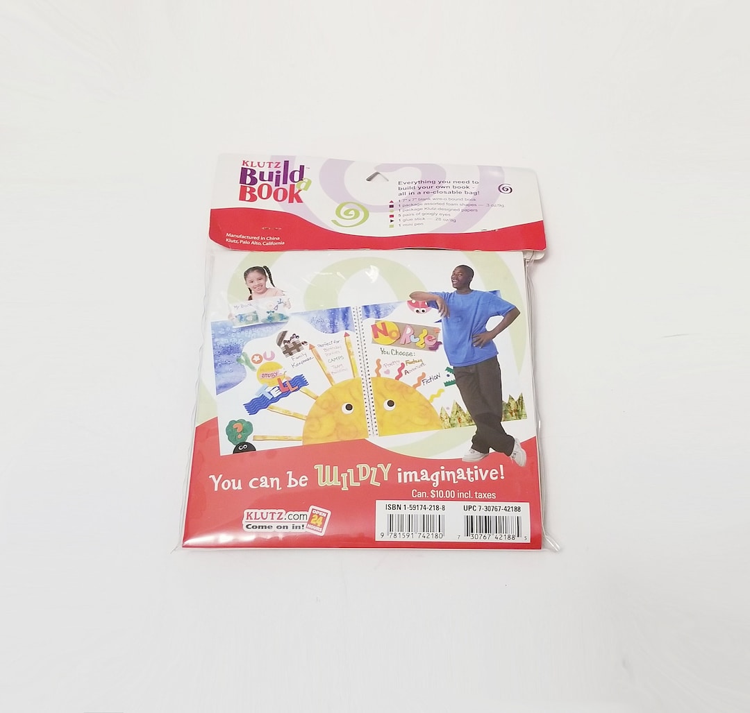 Vintage Klutz Build a Book Activity Kit-fun Activity for Kids, Children ...