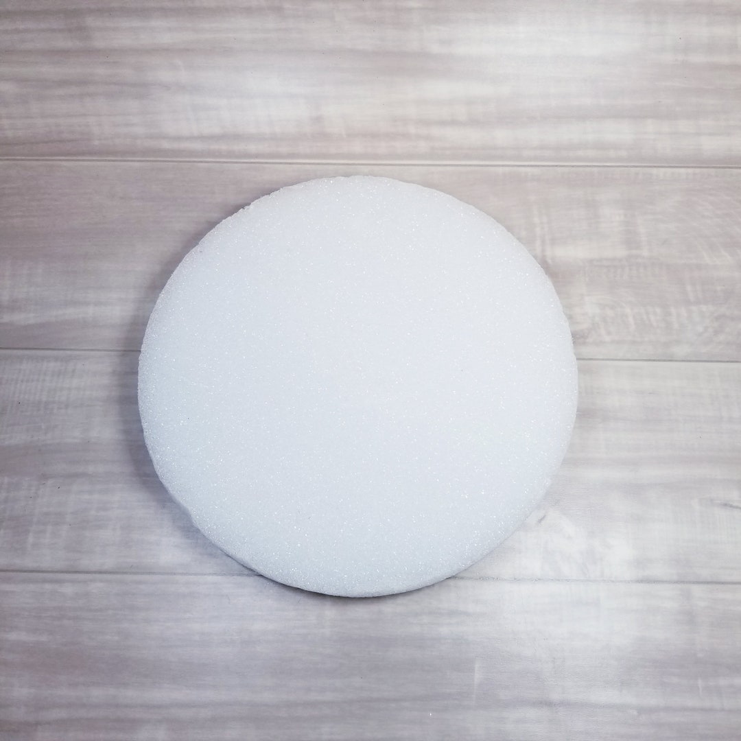 Medium Craft Foam Circle Disk-smooth Styrofoam Disk Form-polystyrene ...