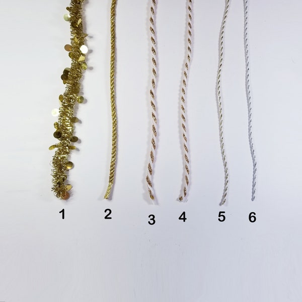 Vintage Gold Metallic Cording - Etsy