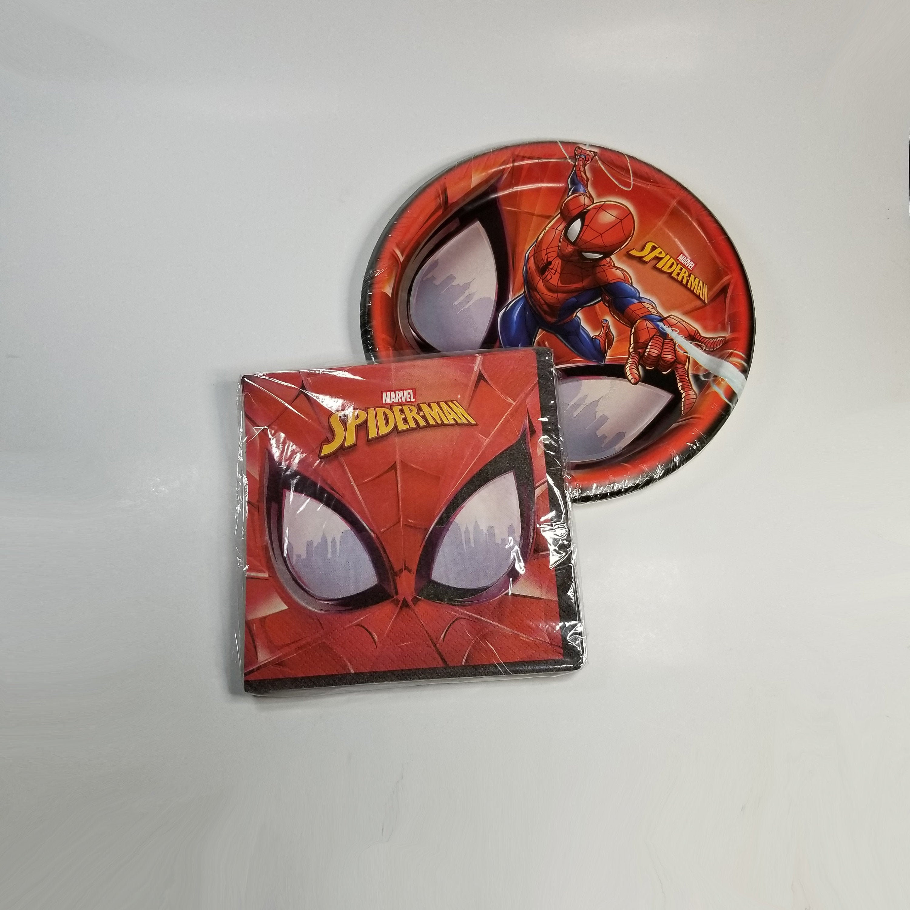 Spider-man Party Mini Set-spider-man Plates-spider-man Napkins-marvel ...