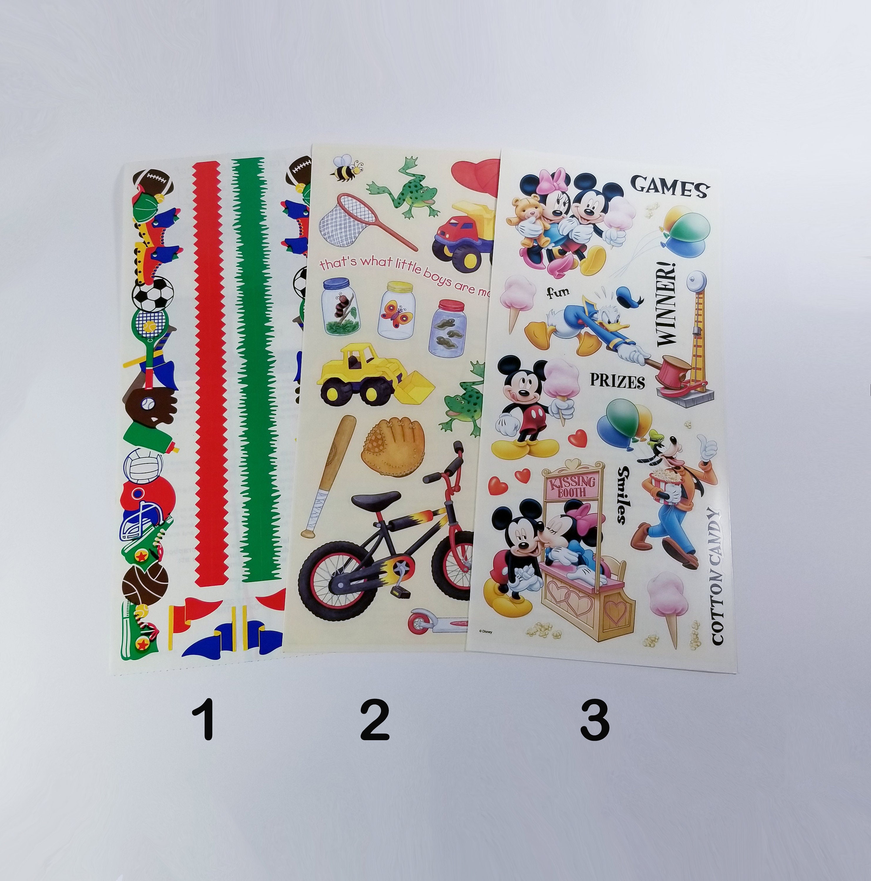 Vintage Sandylion Disney Sticker Sheet-sandylion Boys Sticker Sheet ...