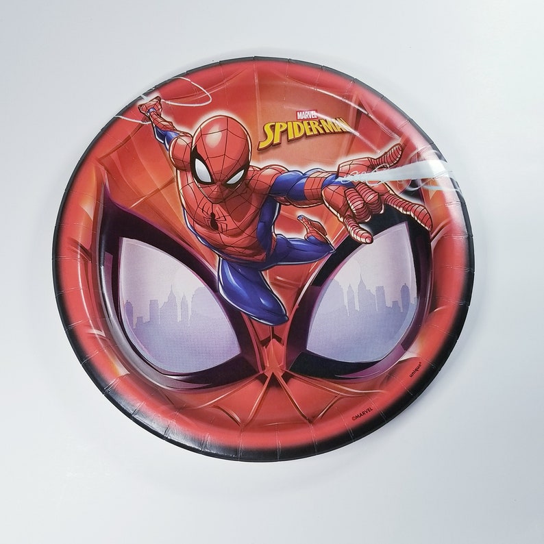 Spider-man Theme Birthday Party Supplies-spider-man Plates-spider-man ...