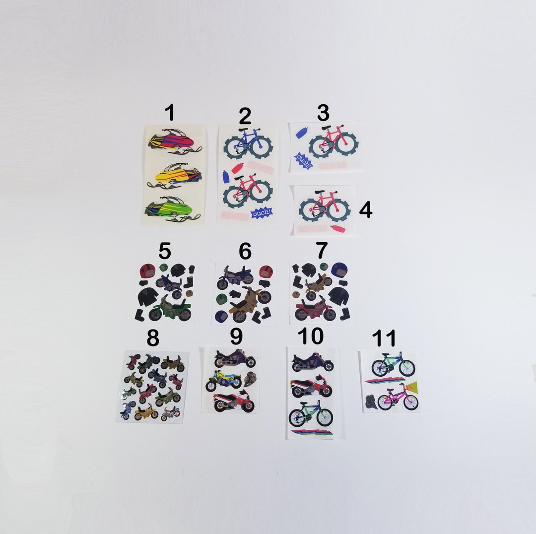 Vintage Snowmobile Stickers-bicycle, Mountain Bike, Motorcycle Stickers ...