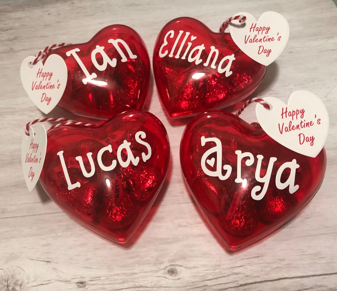 Valentines Day, Candy Filled Hearts, Hershey Kisses, Kids Valentine ...